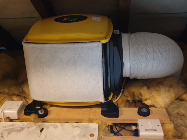 Radon Reduction - Loft PIV - Positive Input Ventilation Systems explained